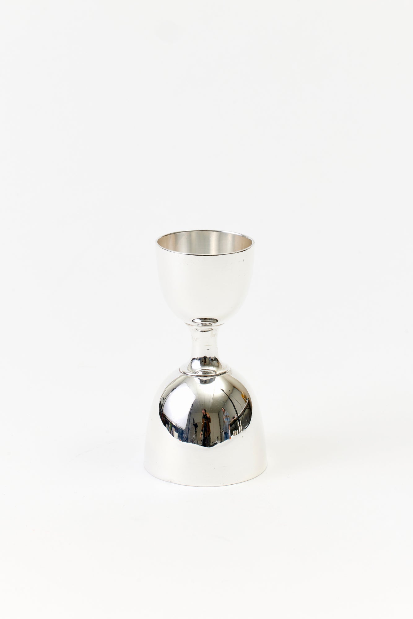 VINTAGE SILVER DOUBLE JIGGER