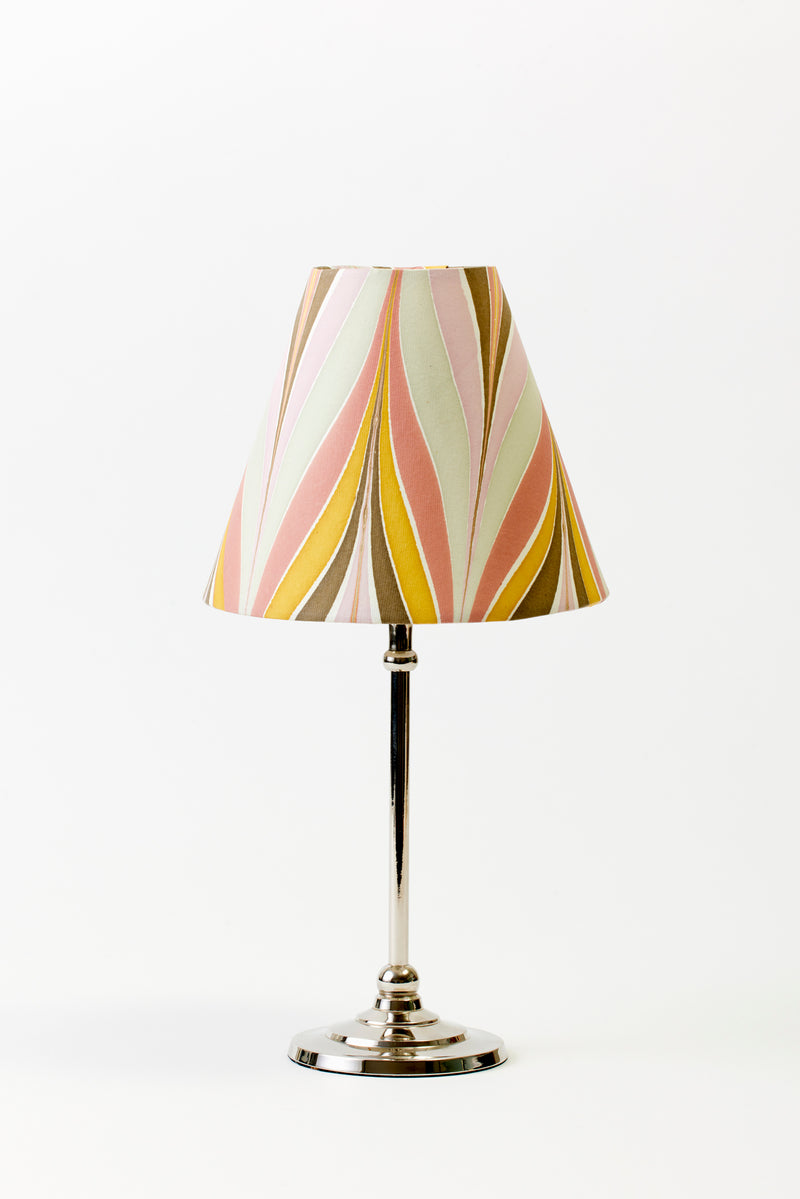 MARBLED PAPER TABLE LAMP SHADE CAPRI