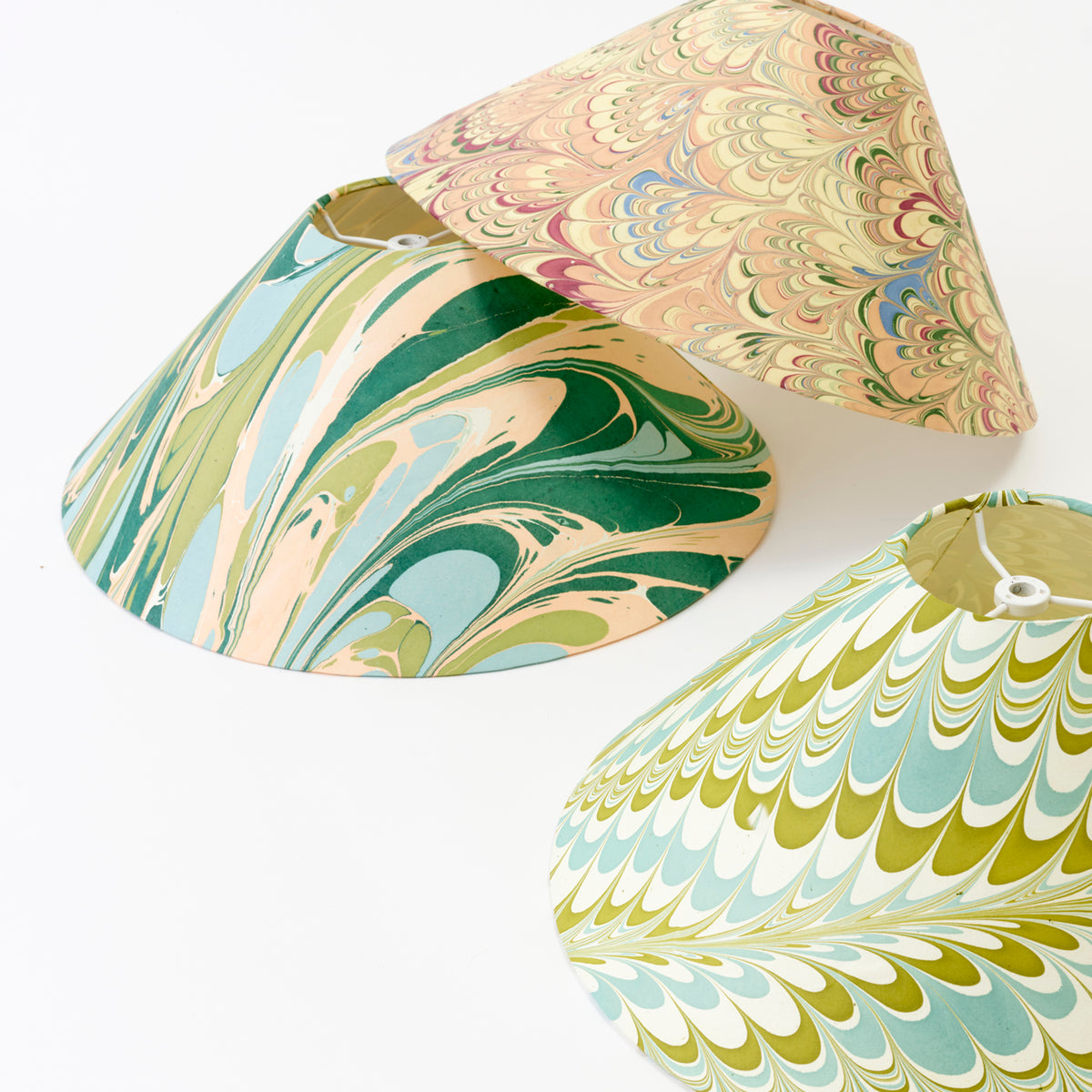 patterned paper lampshade