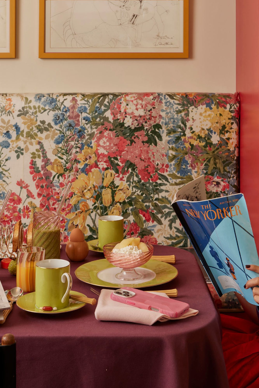 COLOR-BLOCK TABLECLOTH