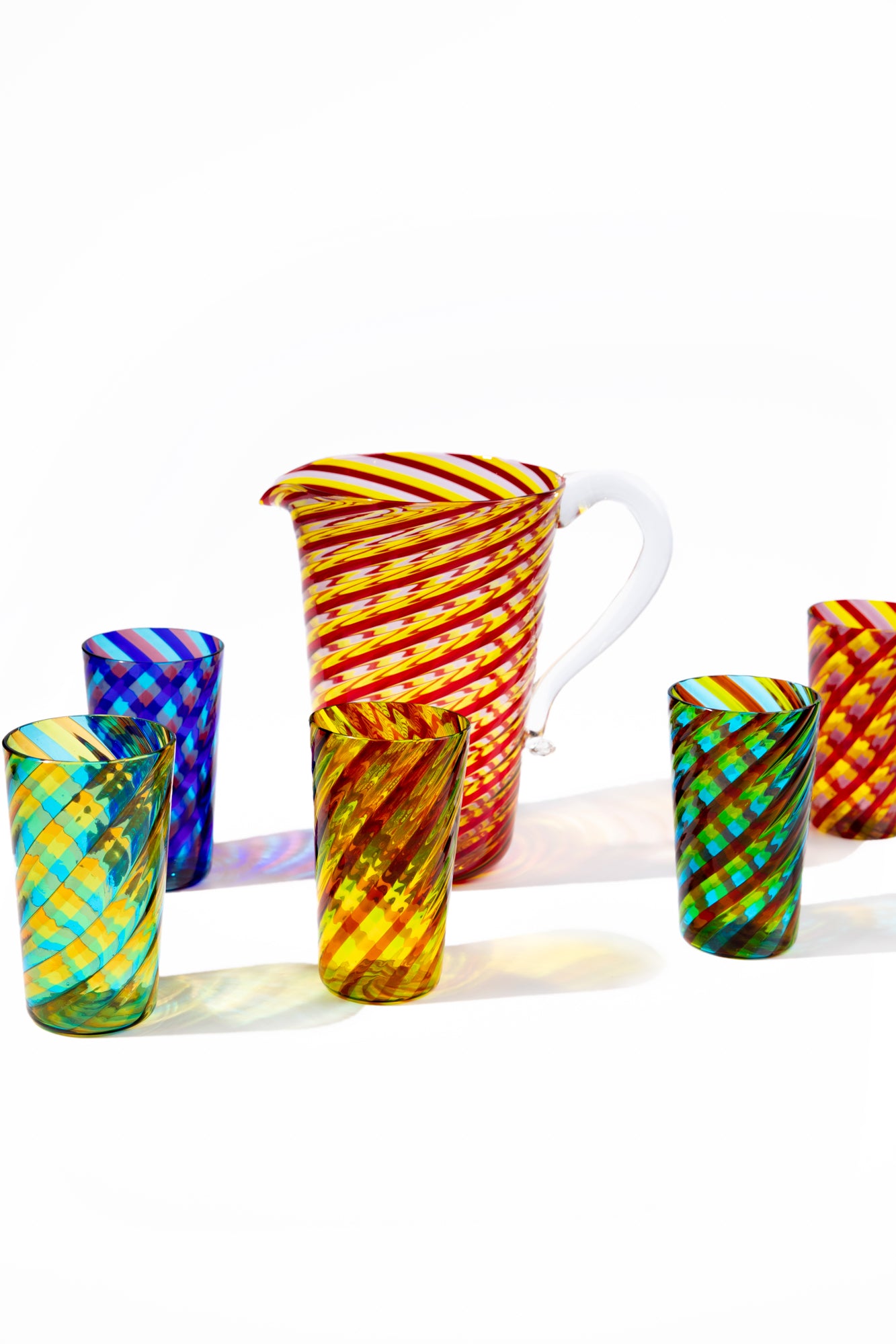 CANDY STRIPE PITCHER – Houses & Parties